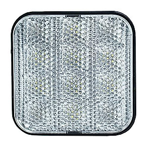 LFI Lights | Emergency Light | Black Housing | Two LED Adjustable Square Heads | Hardwired with Battery Backup | UL Listed | Contractor Standard | EL-2-B