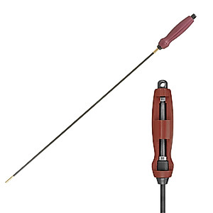 Tipton Deluxe Cleaning Rods .17 Cal, 26" with Multiple Caliber Sizes and Lengths, Carbon Fiber Shaft and Hanging Hole for Cleaning, Maintenance and Gunsmithing