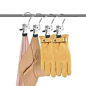 DKKO 12 PCS Rustless Clips Space-Saving Clothes Peg Laundry Hook Hanging Portable Heavy Duty Clothes Pin Bras Socks Bath Towel Underwear Home Travel Utility Hooks