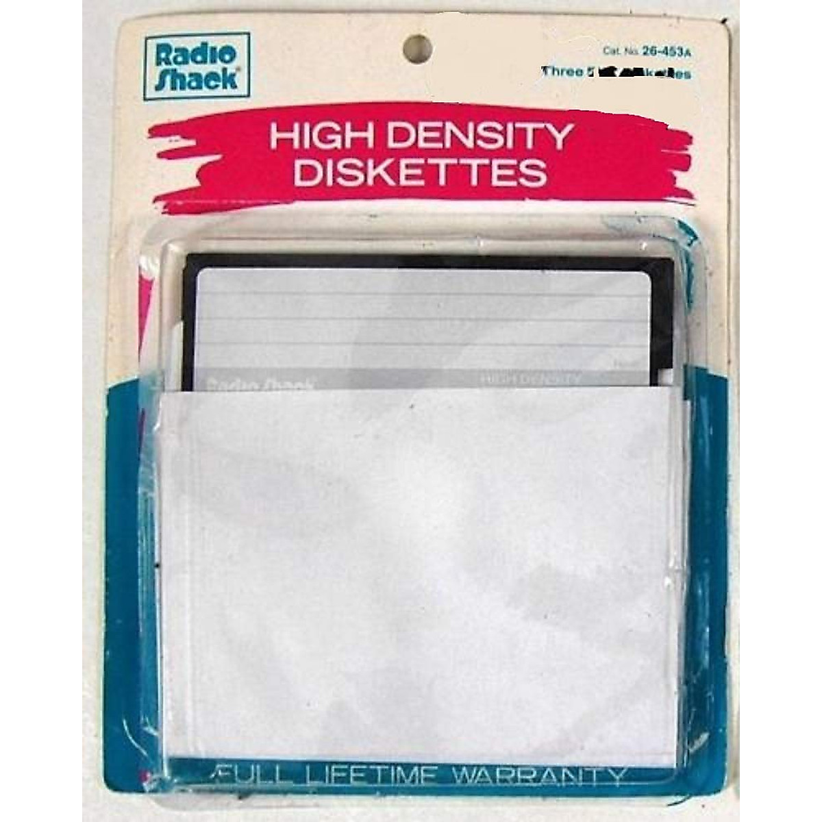 Radio Shack 5 1/4" High-Density 1.2MB Capacity Diskettes - Pack of 3