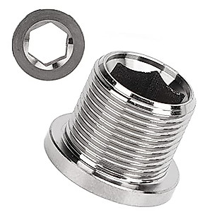 Shanrya Crank Arm Bolts, Lightweight Practical Bike Bolts Firm High Toughness for Bicycles for Road Bikes for Mountain Bikes