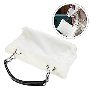 Womens Tote Bag Shoulder Tote Bag Women's Tote Bag Plush Large Single Shoulder Bag Lady Handbag Stereoscopic Fuzzy Design Handbag Shoulder Tote Bag Women's Tote Handbags Hand Bags