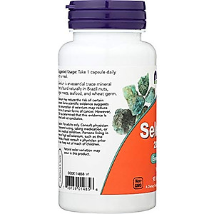 Now Foods Selenium 200 mcg 90 Vcaps