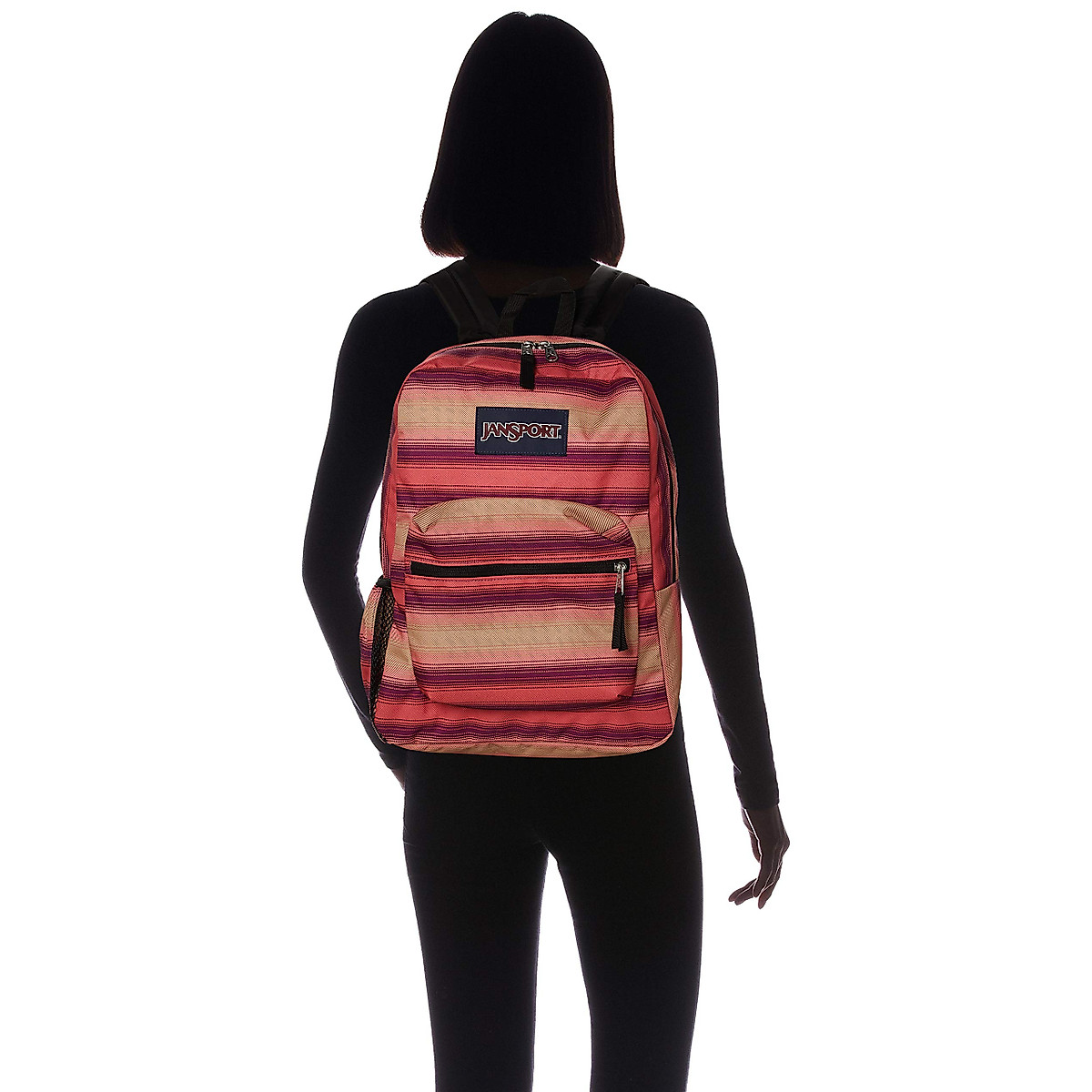 JanSport(ジャンスポーツ) Women Backpack, Sunset Stripe, One Size