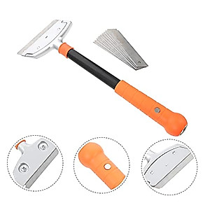 MERRYHAPY 1 Set Cleaning Blade Limpiar Cement Scraper Tool Floor Wall Scraper Floor Cleaning Shovel Paint Scraper Angle Cleaning Scrapers Erramientas Handle Tile Aluminum Alloy