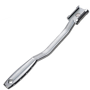 GIMYUAN Mangetic Wrench Extender Bar, 13.5 Inch Extension Wrench Tool with 1/2 Inch Square Hole for Universal Wrenches Mechanic Torque Multiplier Tool, Silver