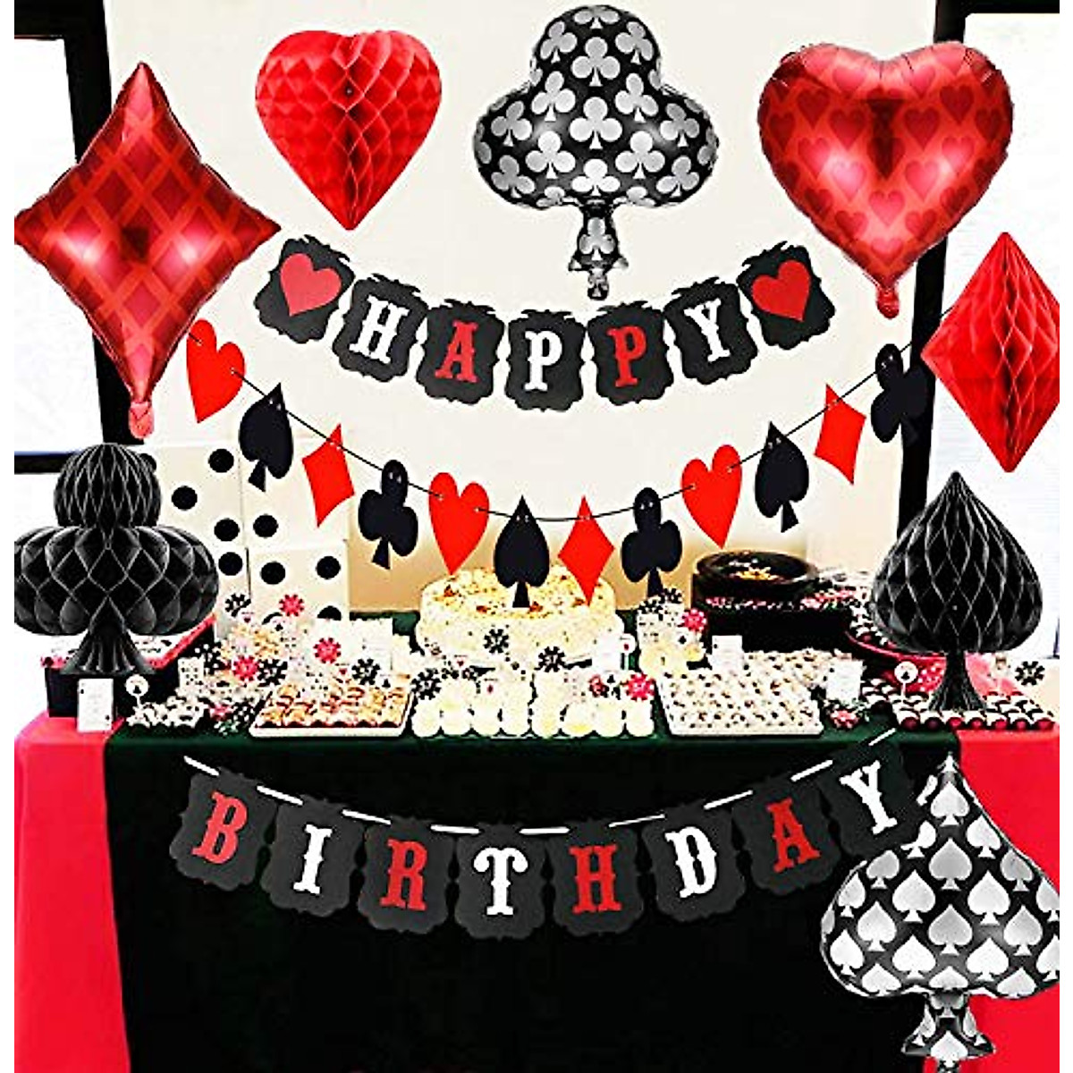 Poker Themed Las Vegas Casino Themed Party Decorations Porker Card Garlands Poker Ballons Poker Theme Party Supplies Casino Party Decoration Supplies,Casino Night,Poker Events,Casino Birthday Décor