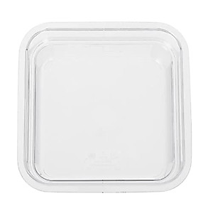 Cambro 2SFSCW135 CamSquare Food Container 2 qt. 7-1/4" x 7-1/4" x 3-7/8" clear