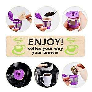 CAPMESSO Disposable Coffee Paper Filters Replacement Kerig Filter Compatible with Reusable Single Serve Pods Keurig Coffee Maker-300 Count (Natural)