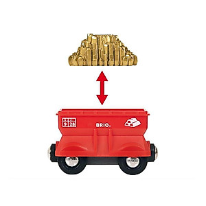 BRIO World - 33889 Crane & Mountain Tunnel | 7 Piece Toy Train Accessory for Kids | Interactive Play | FSC Certified Wood | Perfect for Ages 3 and Up