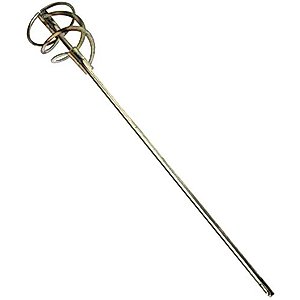 SDS Spiral Mixing Paddle Paint and Mud Mixer Mixer Whisk for Drill in 1 to 5 gallon buckets Fits all Standard (size: 4 inch x 20 inch, around 100mm x500mm)