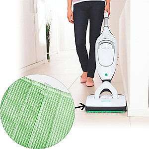 QIXIAMO 6Pcs Professional Microfiber Mop Floor Flat Mop Reusable Washable Mop Pad Mopping for SP600