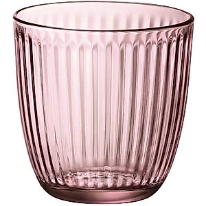 Bormioli Rocco Line Water Glass, Set of 12, 9.75 oz, Lilac Rode