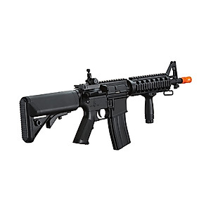 Lancer Tactical RAS CQB MK18 Airsoft AEG Piactinny Rifle w/Nimh Battery & Charger, 1000 Rounds 0.20g 6mm BBS (Color: Black)