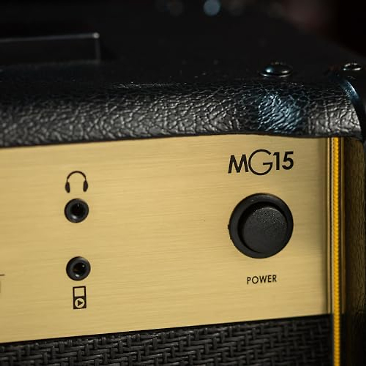 Marshall Amps Guitar Combo Amplifier, 3.5mm Jack, Black (M-MG15G-U)