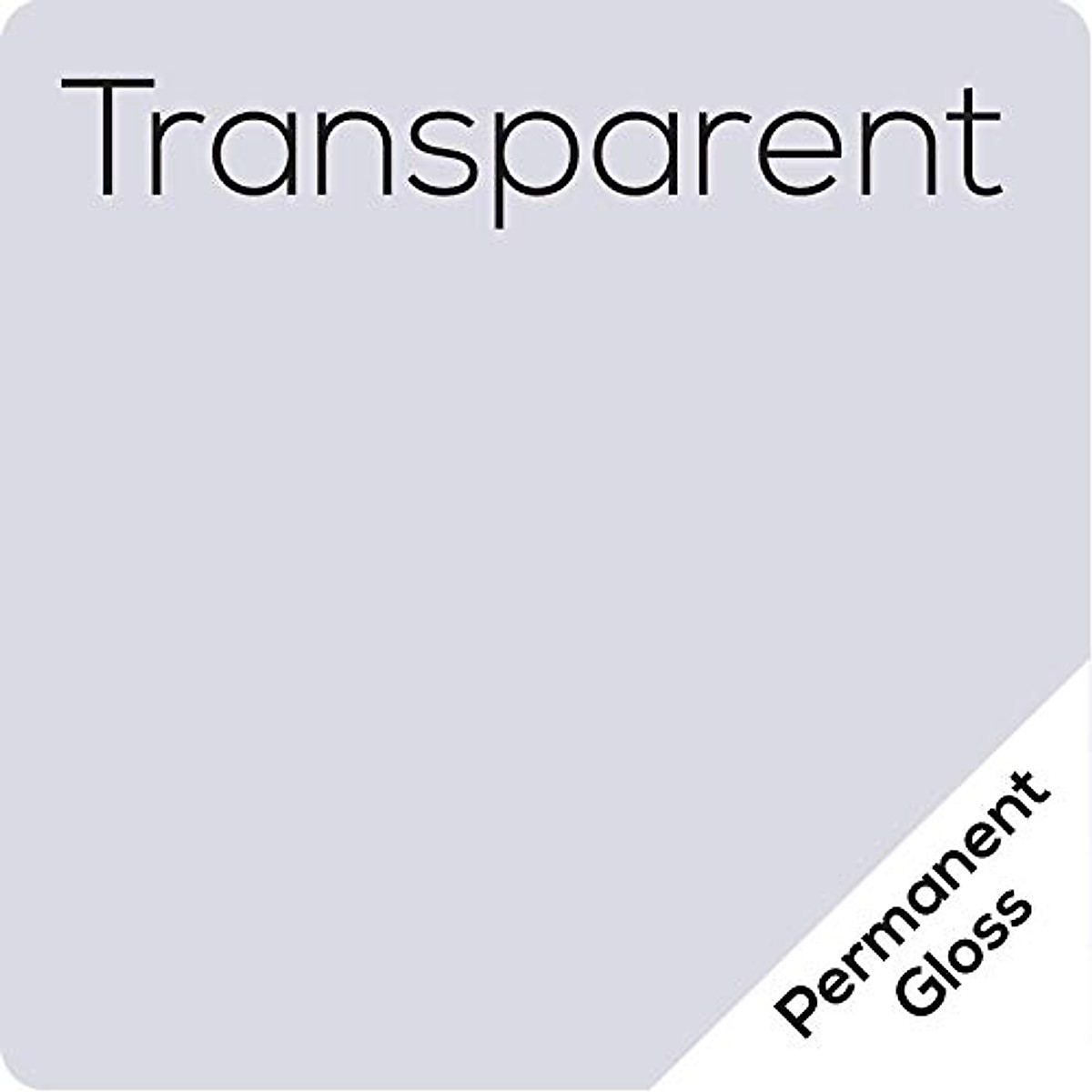 (10 Sheets) Oracal 651 Transparent Adhesive Craft Vinyl for Cricut, Silhouette, Cameo, Craft Cutters, Printers, and Decals - 12" x 12" - Gloss Finish - Outdoor and Permanent