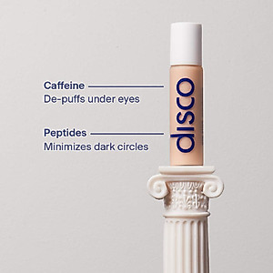 Disco Men's Eye Bag Treatment, Roller Serum for Men, Under Eye Cream Natural Caffeine Anti Aging Stick Balm, Reduce Puffiness, Wrinkles, Dark Circles, Crows Feet, Bags, Dark Circles, Lines, Puffiness