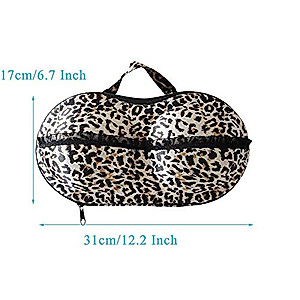 Travel Bra Underwear Organizer, Portable Bra Storage Case with Net, Traveling Lingerie Protective Organizer Bag for Luggage, Also for Women Bras Bikin