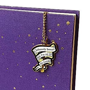 Paper House Productions Harry Potter I Solemnly Swear Enamel Charm Chain & Clip Bookmark