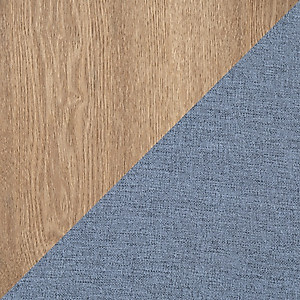 LumiSource Tray Nesting Ottoman Set, Storage Ottoman, Small Ottoman, Round Ottoman Foot Rest, Pouf Ottoman, Foot Stool Ottoman for Living Room, Fabric Ottoman with Storage