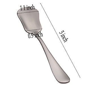 WARMBUY Small Stainless Steel Ice Cream Spoon Coffee Spoons Dessert Spoons, Set of 10