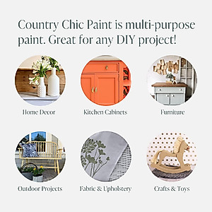 Chalk Style Paint - for Furniture, Home Decor, Crafts - Eco-Friendly - All-in-One - No Wax Needed (Simplicity [White], Sample (4 oz))