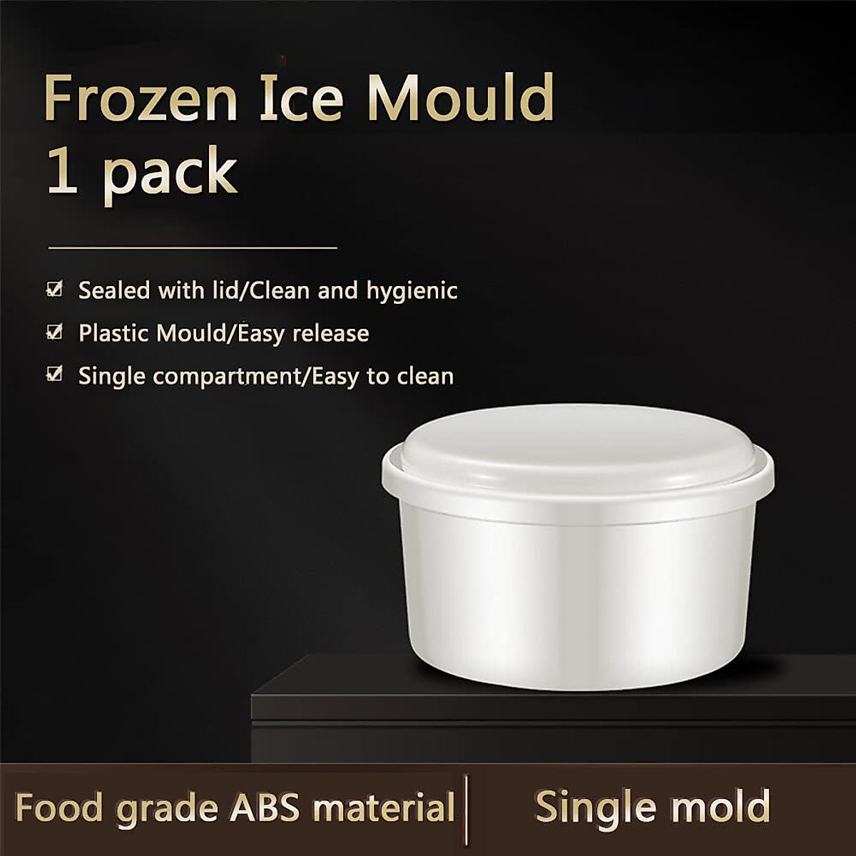 INSTITIZER 3Pcs Ice Molds for Shaved Ice Machine
