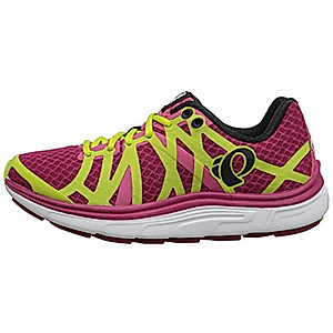 PEARL IZUMI Women's W EM Road H 3 Running Shoe, Cerise/Honeysuckle, 5 B US