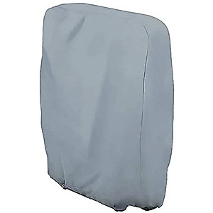 Zero Gravity Chair Cover Outdoor Folding Garden Sunbed&Sun Lounger Cover Waterproof Dustproof UV Resistant Patio Veranda Reclining Chairs Cover 28x43inches Grey