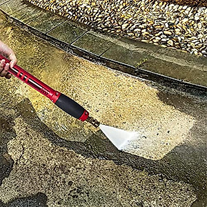 Hourleey Pressure Washer Gun, Red High Power Washer Gun with Replacement Wand Extension, 5 Nozzle Tips, M22 Fittings, 40 Inch, 5000 PSI