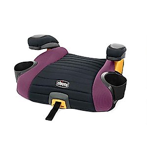 Chicco GoFit Plus Backless Booster Car Seat with Quick-Release Latch, Travel Booster Seat for Car, Portable Car Booster Seat for Children 40-110 lbs. | Vivaci/Pink