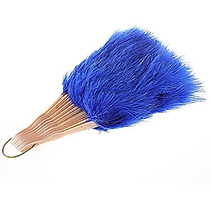 Wedding Large Feather Hand Fan Flapper Costume Accessories Feather Folding Handheld Fan for Dance Party Feather Fans for Wedding