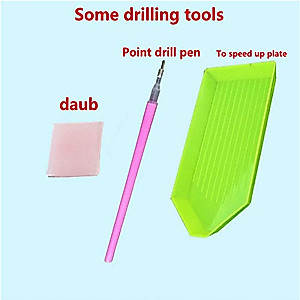 DIY 5D Full Drill Diamond Painting Kits for Adults Kids, Crystal Rhinestone Diamond Embroidery Paintings Arts Craft Home Wall Decor (Wonderland, 37.4 x 17.7 Inch)