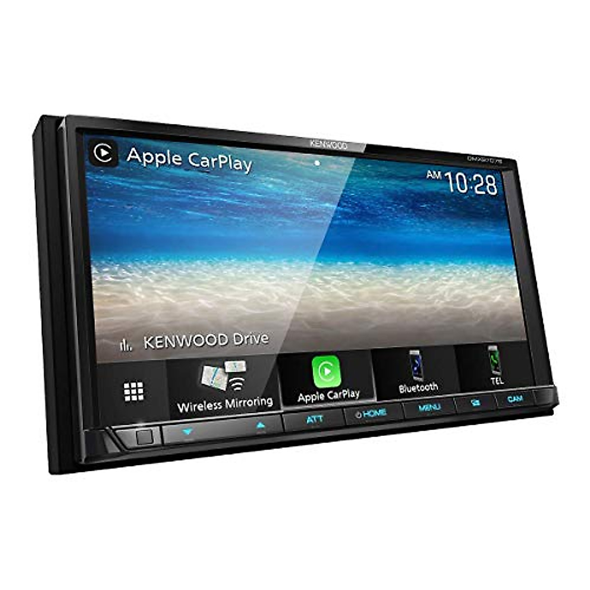 KENWOOD DMX9707S 6.95-Inch Capacitive Touch Screen, Car Stereo, Wired and Wireless CarPlay and Android Auto, Bluetooth, AM/FM Radio, MP3 Player, USB Port, Double DIN, 13-Band EQ, SiriusXM
