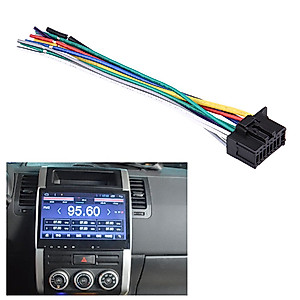 Stereo Radio Wire Harness Cable, 16 Pin Car Stereo Power Speaker Wire Harness CD Plug for Pioneer 2350 in-Vehicle Technology Supplies 16 Pin Radio Harness 16 Pin Radio Harness