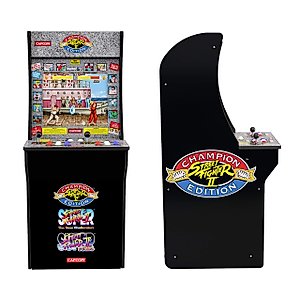 ARCADE1UP Street Fighter - Classic 3-in-1 Home Arcade, 4Ft