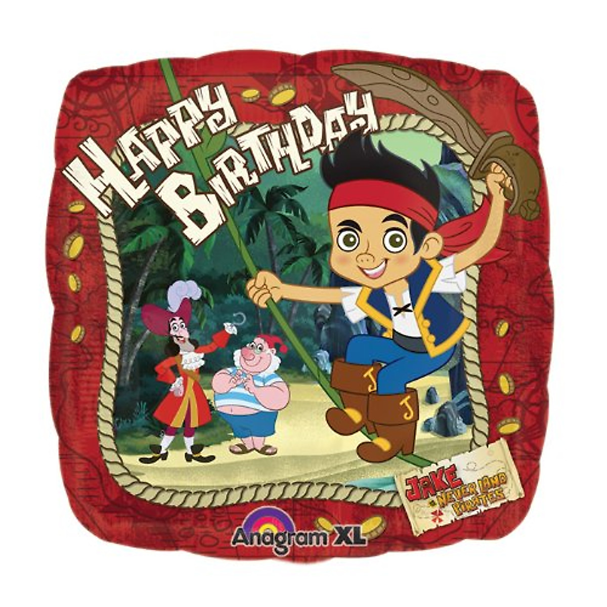 Jake & The Neverland Pirates Birthday Party Balloons Decorations Supplies