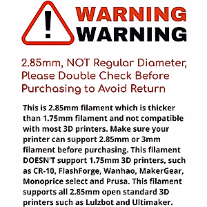 2.85mm(3mm) Polymaker PolyCast Filament 2.85mm for Investment Casting 3kg - 3D Printer Filament for Lost Wax Investment Casting, Similar to Wax Filament for Metal Casting Plaster