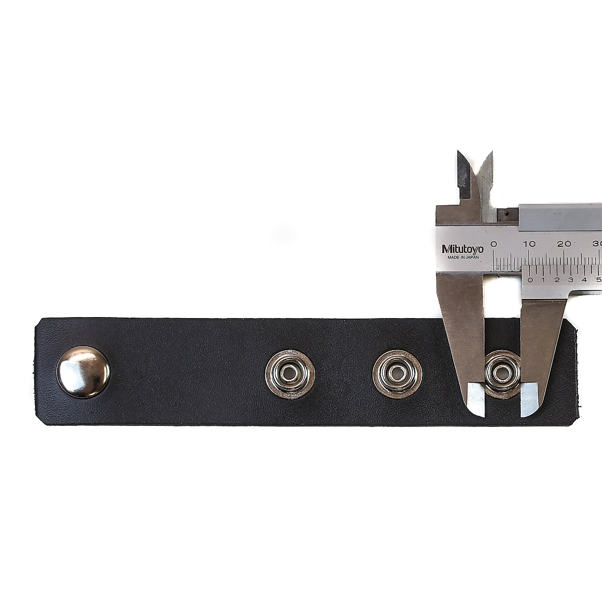 2 Pcs Snap Extender Leather Choker Collar Bracelet Necklace Extension 2" to 4" Inch (SNAP SM-7MM)