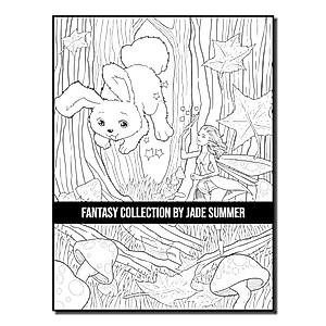 Fantasy Collection: An Adult Coloring Book with 100+ Incredible Coloring Pages of Mermaids, Fairies, Vampires, Dragons, and More!