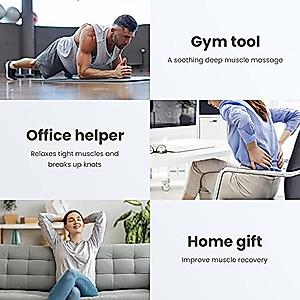 Mebak Chic Massage Gun Percussive Massager for Pain Relief, Workout Relaxation, Quiet Cordless Fascia Gun Recovery Tool Black