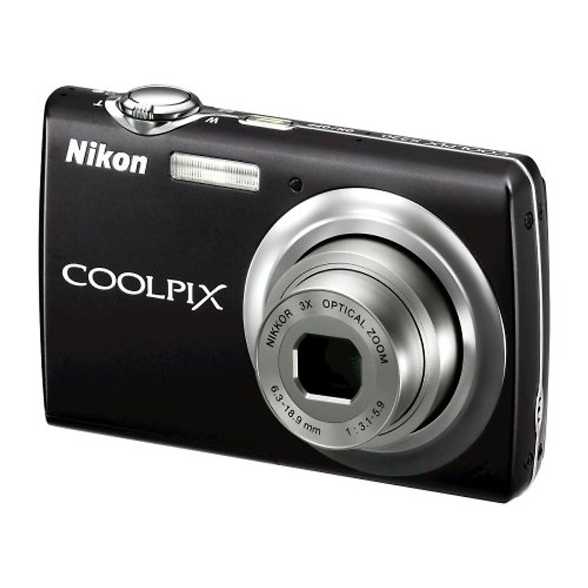 Nikon Coolpix S220 10MP Digital Camera with 3x Optical Zoom and 2.5 inch LCD (Graphite Black)