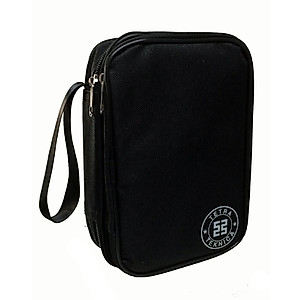 Tetra-Teknica Essentials Series MCH-01 Double-Layered and Padded Carrying Zipper Case with Wrist Strap for Handheld Multimeter, Color Black