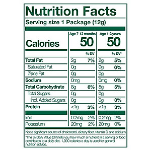 Little Bellies Organic Round-a-bouts Baby Individual Snack Packs, Sweetcorn, 0.4 Ounce (Pack of 6)