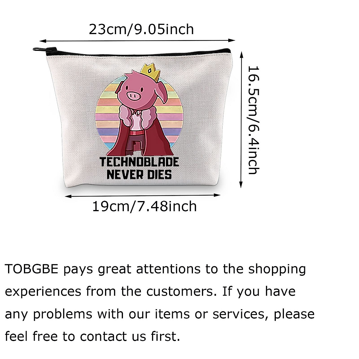 TOBGBE Dream Gamers Gift Game Never Dies Makeup Bag Game Lover Merch Gamers Gift Dream Team Gift（Dream Bag）