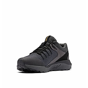 Columbia Men's Trailstorm Waterproof Hiking Shoe, Dark Grey/Bright Gold, 11