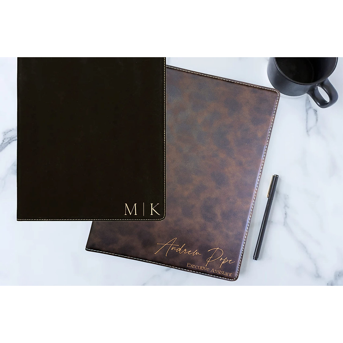 Personalized Padfolio. Professional Business Gifts. Custom Padfolio. Corporate Business Portfolio Organizer Folder. Custom Notepad Holder With Magnetic Closure. Teacher Gift. Engraved Simple Notepad
