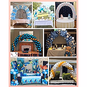 YALLOVE Table Balloon Arch Kit, 12FT Balloon Garland Stand for Party Decoration