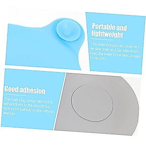 Veemoon 6pcs sink plug bathtub plug silicone sink strainer Kitchen Sink floor drain drain cover drain plug Waterproof plug Drain Stopper Bathtub Stoppers tub Leakproof