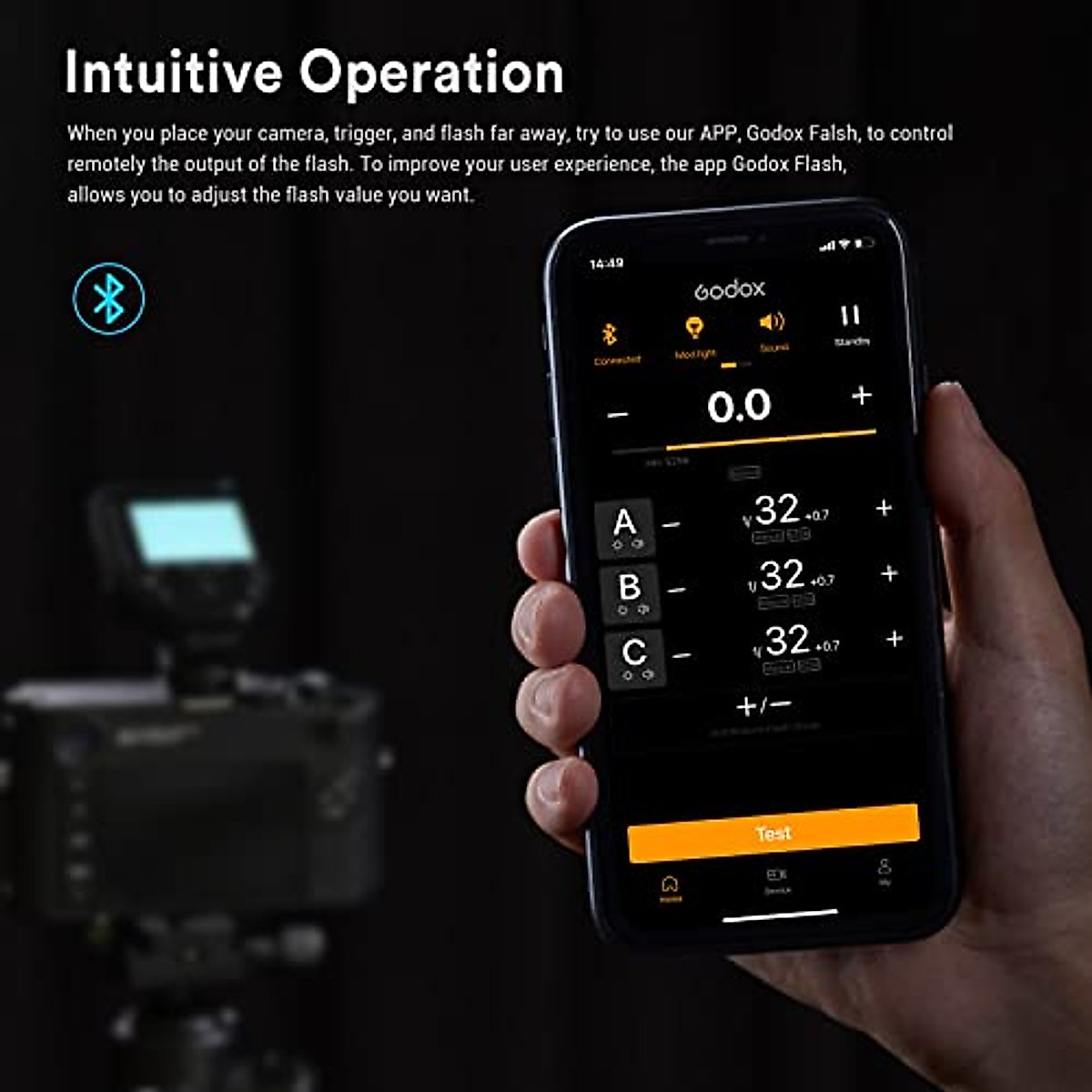Godox XProII-S Wireless Flash Trigger for Sony Cameras, 2.4G TTL Wireless Flash Transmitter HSS 1/8000S, TCM Transform Function, Bluetooth Connection, New Hotshoe Locking, Large LCD Display
